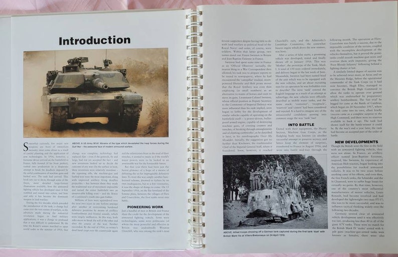 1998 Gatefold Book of Tanks 100 Years of Military Tanks - Etsy
