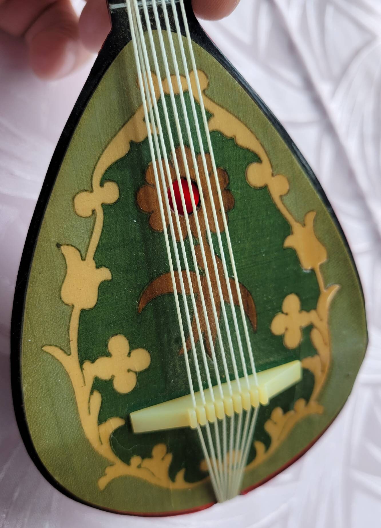 1960's Italy Souvenir Miniature Mandolin Music Box - Etsy