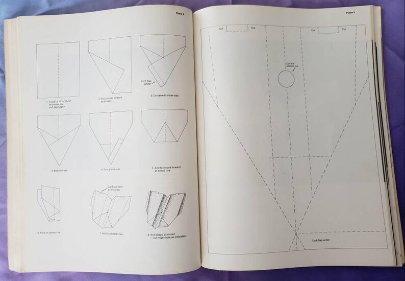 1967 the Great International Paper Airplane Book 20 - Etsy