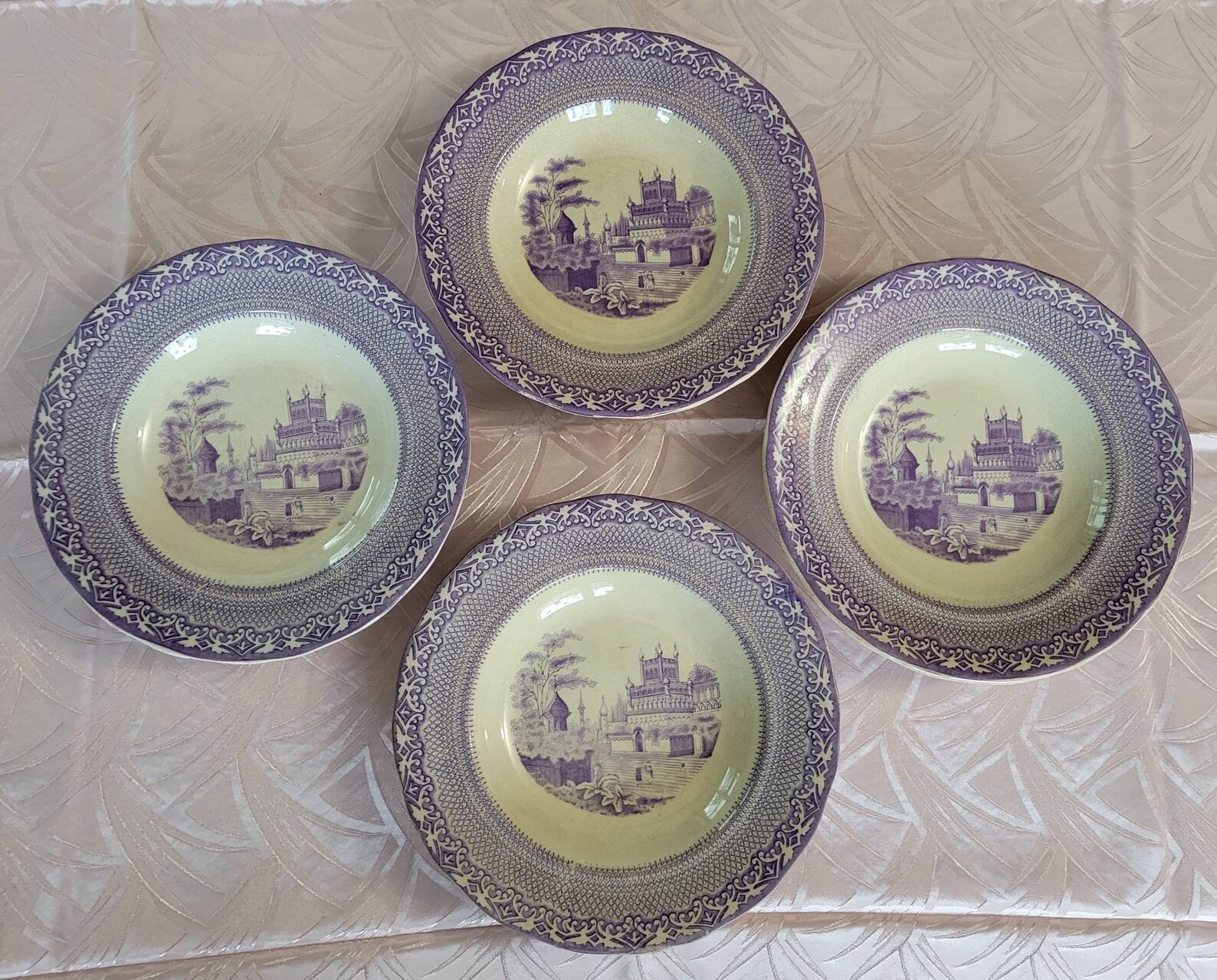 Rare 1880's Purple Transferware Gustavsberg Porcelain - Etsy