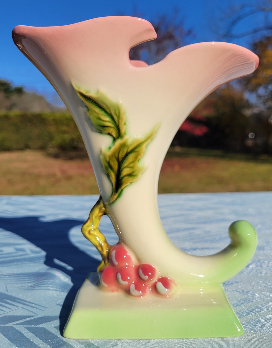 Hull Pottery Tokay Cornucopia Trumpet Vase Planter Pink - Etsy