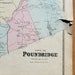 1867, Poundridge, New York, Westchester County, Color, Map, Boutonville ...