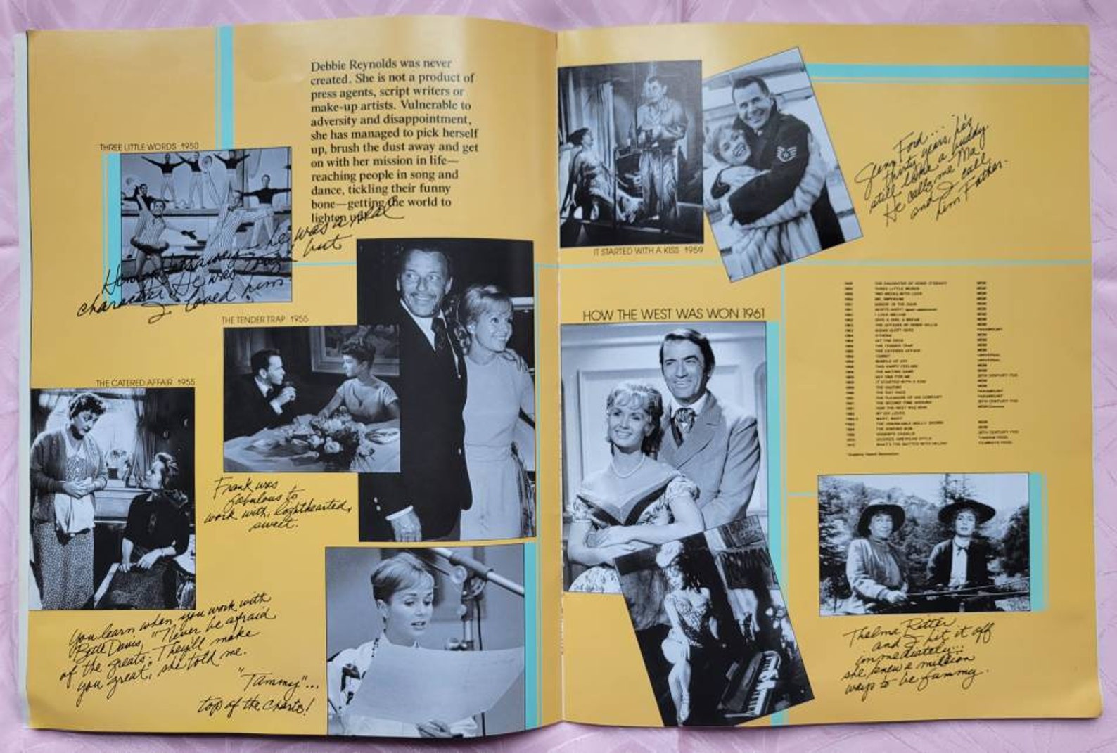 1980's Vintage Debbie Reynolds Signed Autographed - Etsy