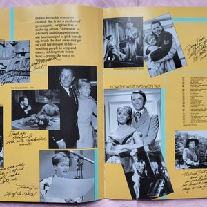 1980's, Vintage, Debbie Reynolds, Signed, Autographed, Tour Program ...