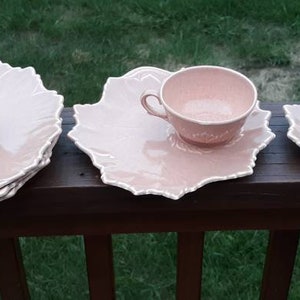 Steubenville, Woodfield Pattern, Salmon Pink Color, Art Pottery ...