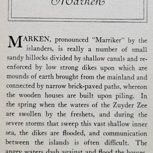 1912, Marken & It's People, North Holland, Netherlands, Small Fishing ...