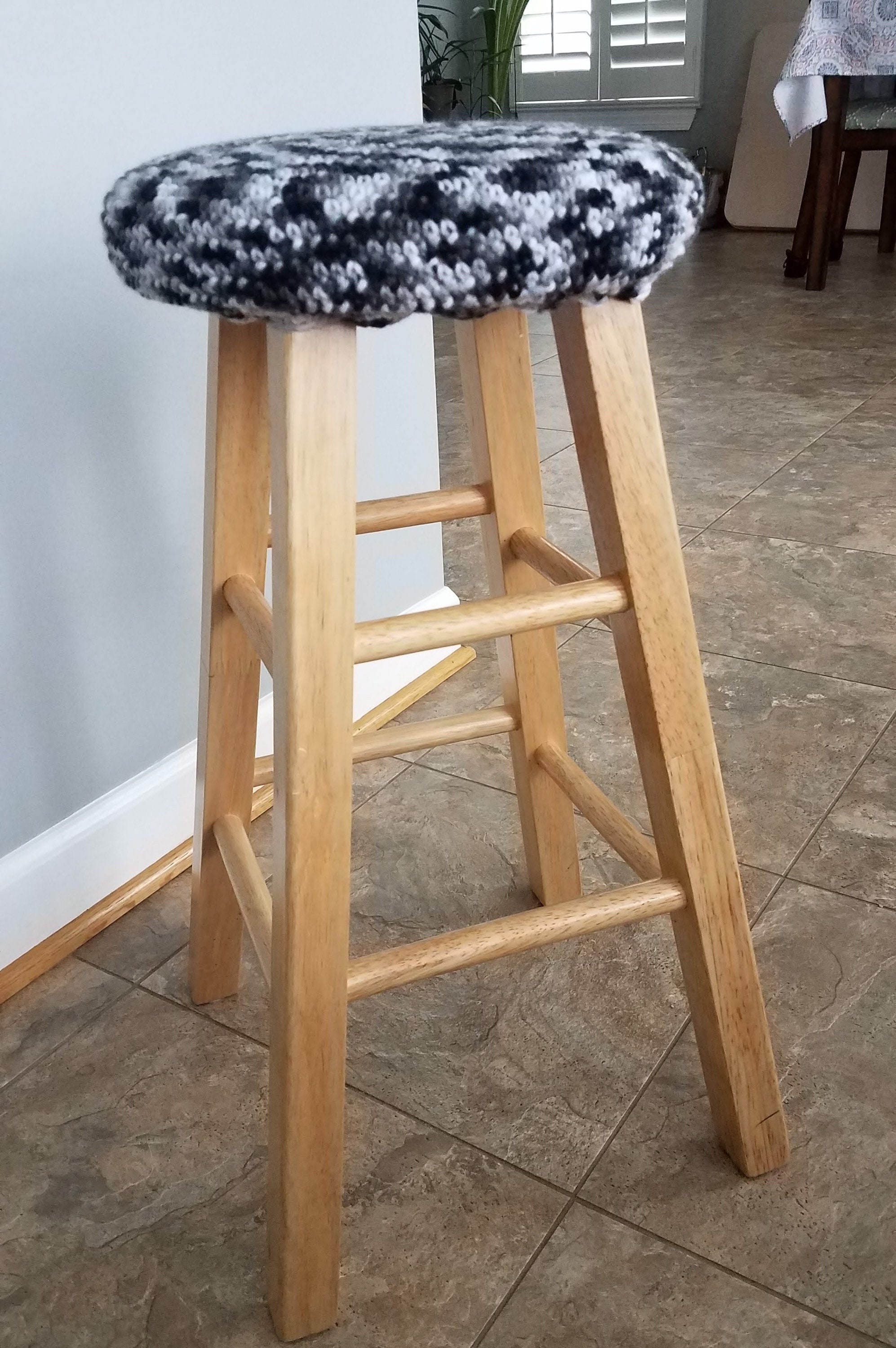 Crochet Stool Cover - Etsy