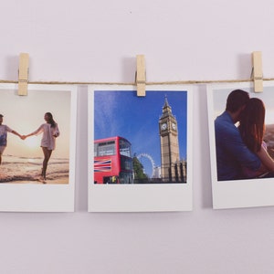 Instant Photo Display, Clothespeg Picture Hanger, Retro Photo ...