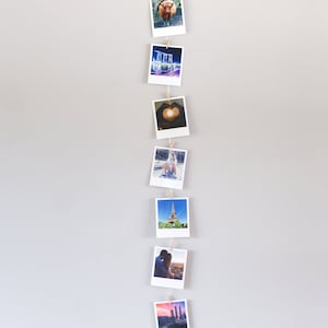 Vertical Cable Photo Display, Room Decor Clothespeg Wire Picture Hanger ...