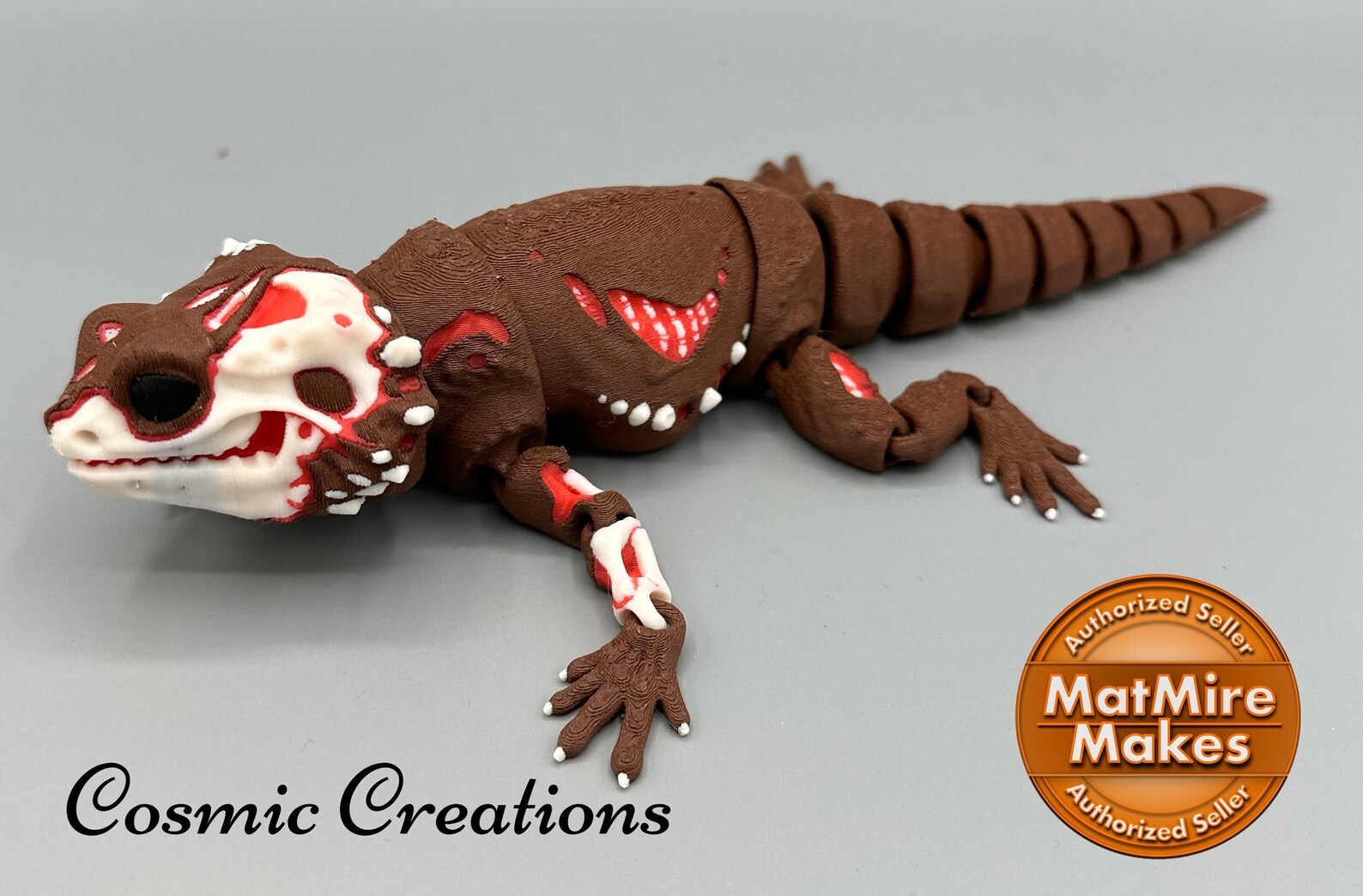 3D Printed Zombie Bearded Dragon - Etsy