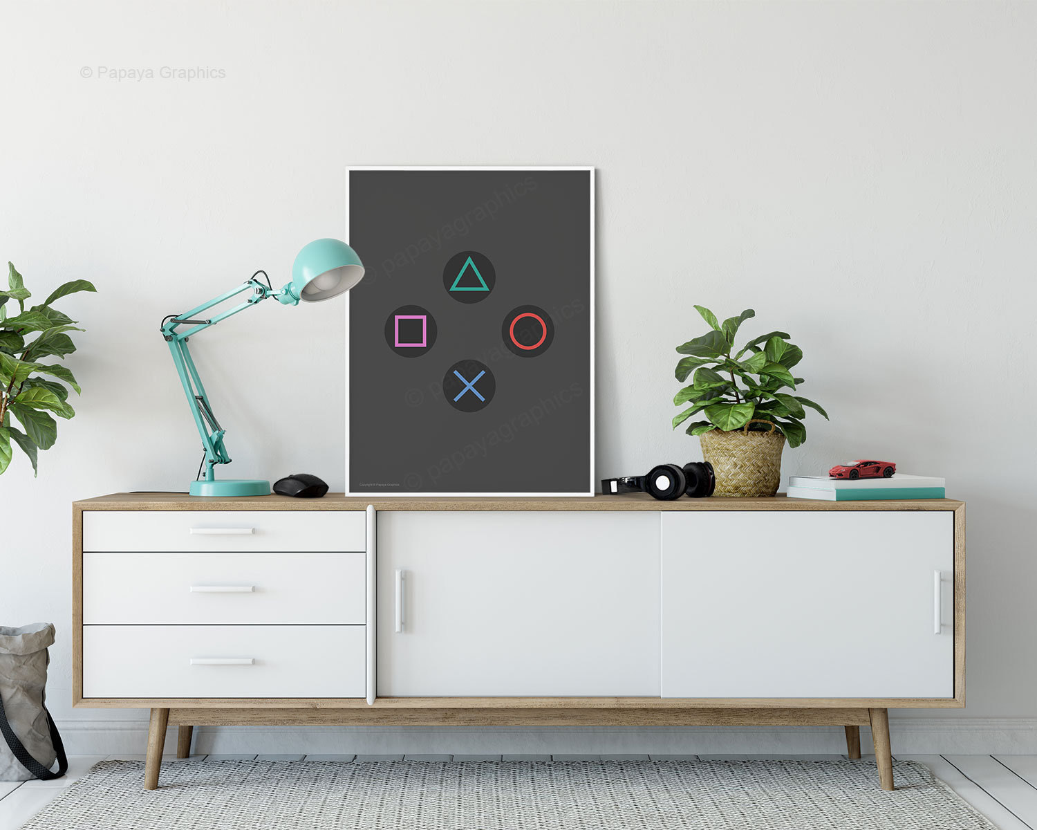Game Console Poster Digital Download Gaming Gifts for Teenage - Etsy