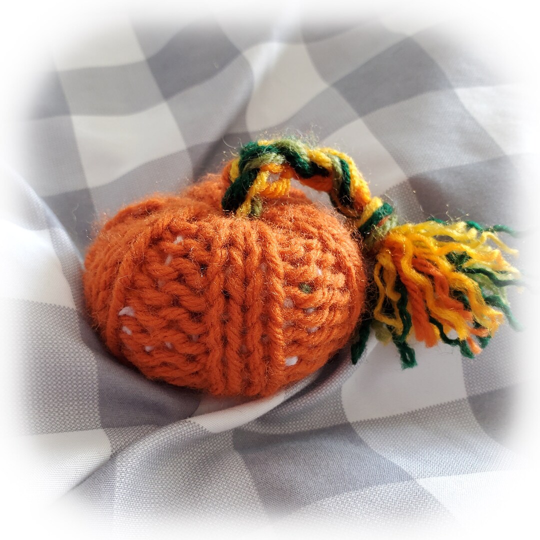 Little Knit Pumpkin Knitting Pattern - Etsy