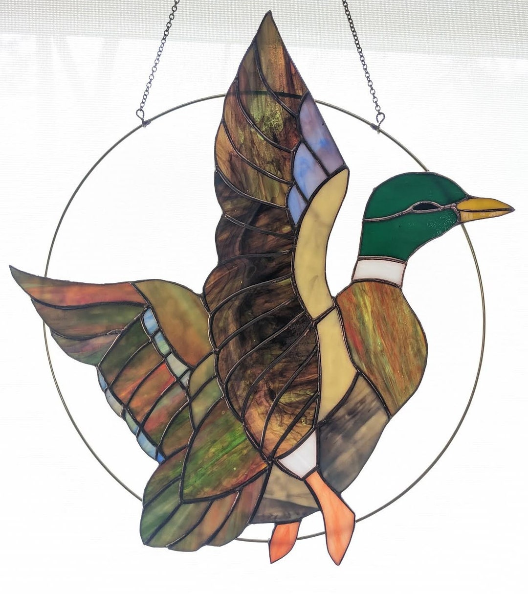 Mallard in Flight - Etsy