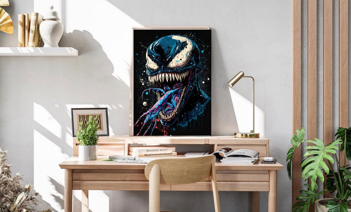 Venom Art, Venom Art Print, Venom Wall Art, Venom Poster - Digital ...