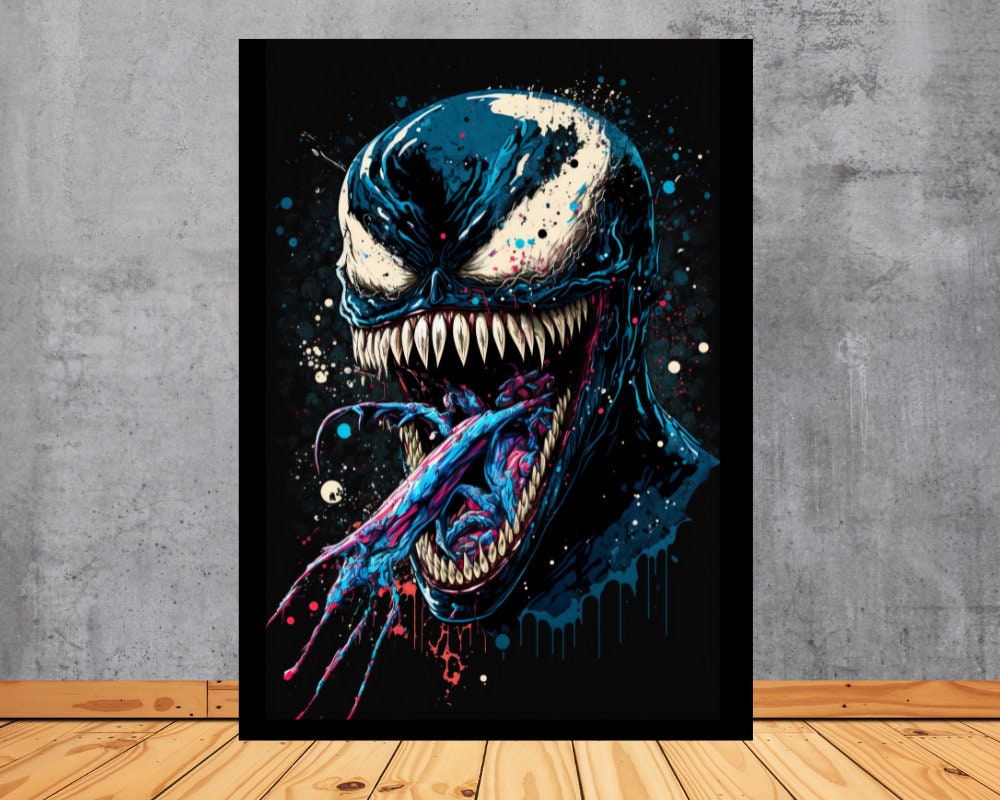 Venom Art, Venom Art Print, Venom Wall Art, Venom Poster - Digital ...