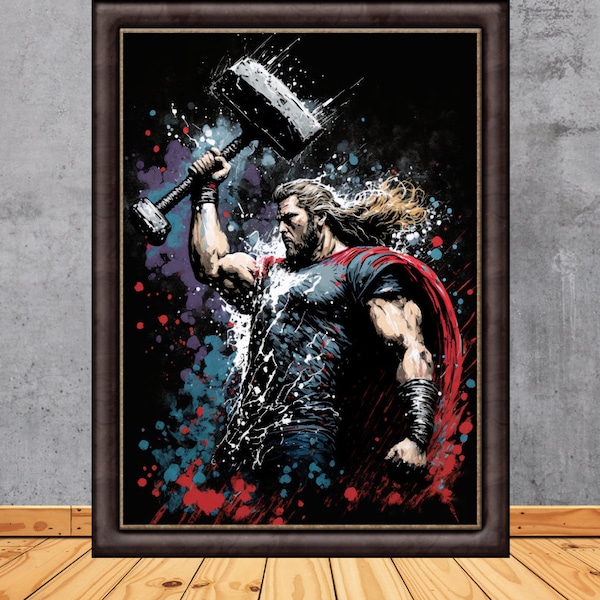 Thor Poster - Etsy
