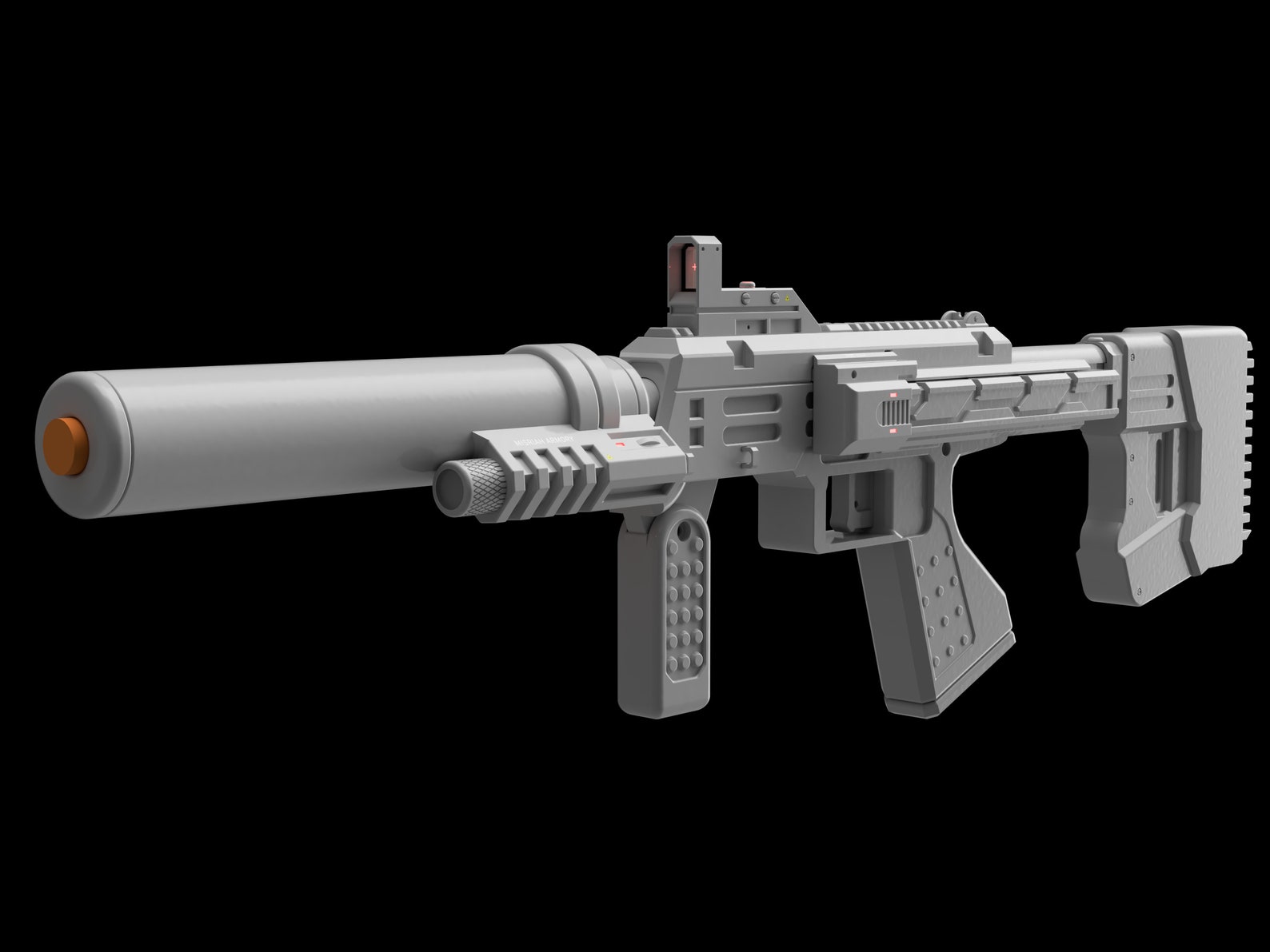 M7 SMG/M7S ODST Submachine Gun 3d Print Files Non-functioning Cosplay ...