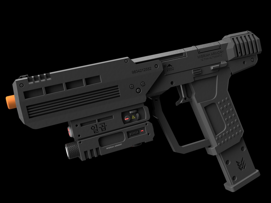 M6 Magnum/m6c SOCOM Magnum 3d Print Files Non-functioning Cosplay Prop ...