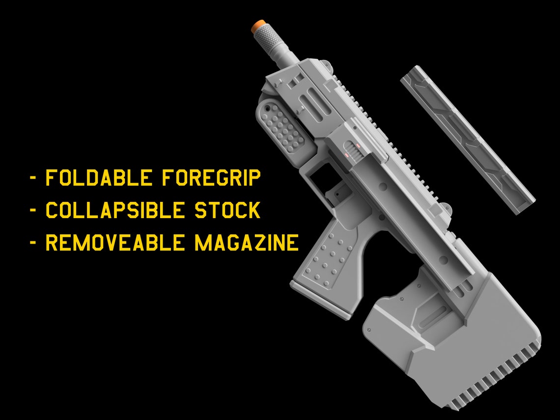 M7 SMG/M7S ODST Submachine Gun 3d Print Files Non-functioning - Etsy Canada