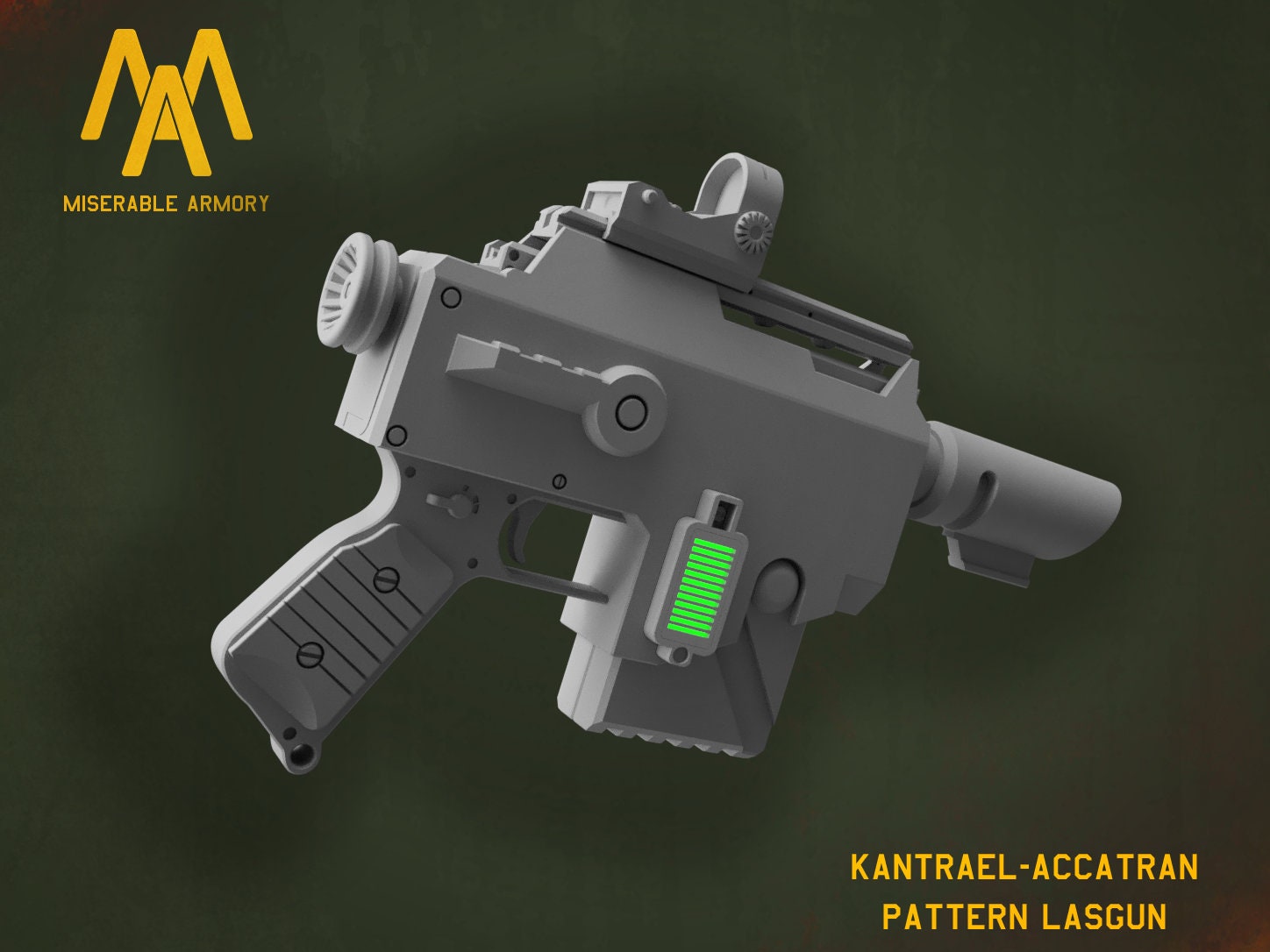 Kantrael-accatran Lasgun Pack 3d Print Files Non-functioning - Etsy Finland