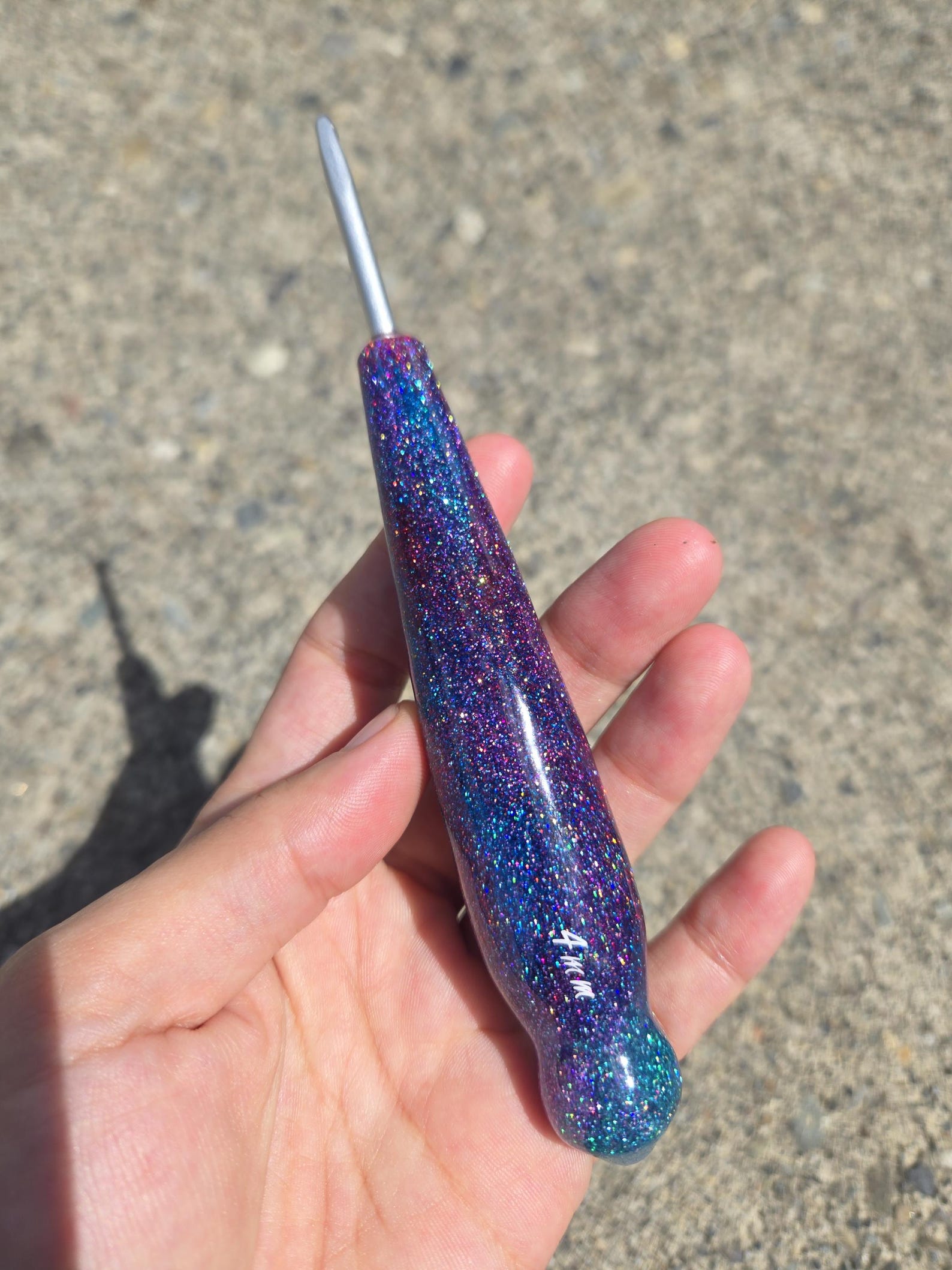 Resin Crochet Hook- Mermaid Holo - Etsy