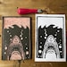 Jaws Great White Shark Linocut Print - Etsy