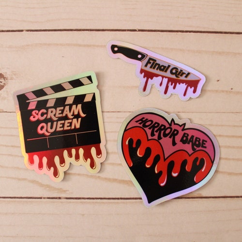Holographic Sticker Final Girl 3x2.24 | Etsy