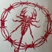 Screen Printed Scorpion Art Print - Etsy
