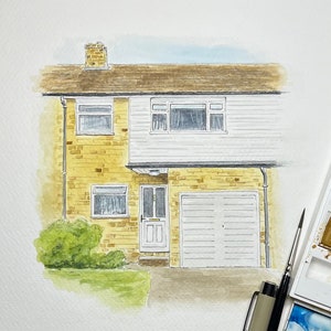 CUSTOM | Hand Drawn | Hand Painted | Original Watercolour Painting ...