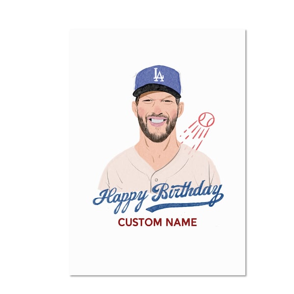 La Dodgers Birthday Card - Etsy