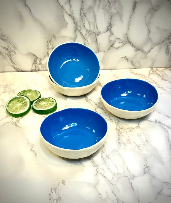 Neon Blue Salsa Bowls Dining & Serving Kitchen & Dining Home & Living ...