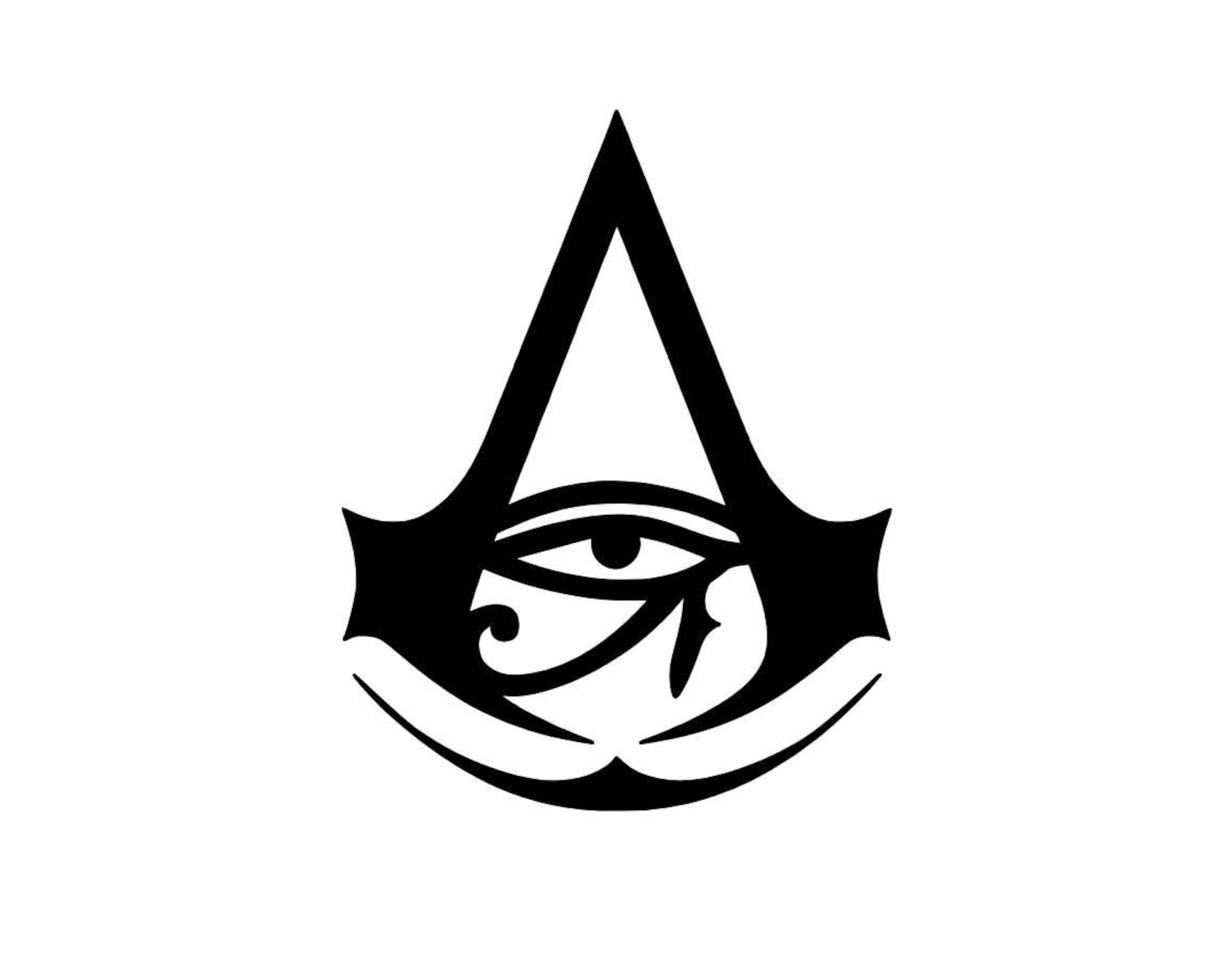 Assassin's Creed Decal Sticker Featuring Origins Symbol | Etsy