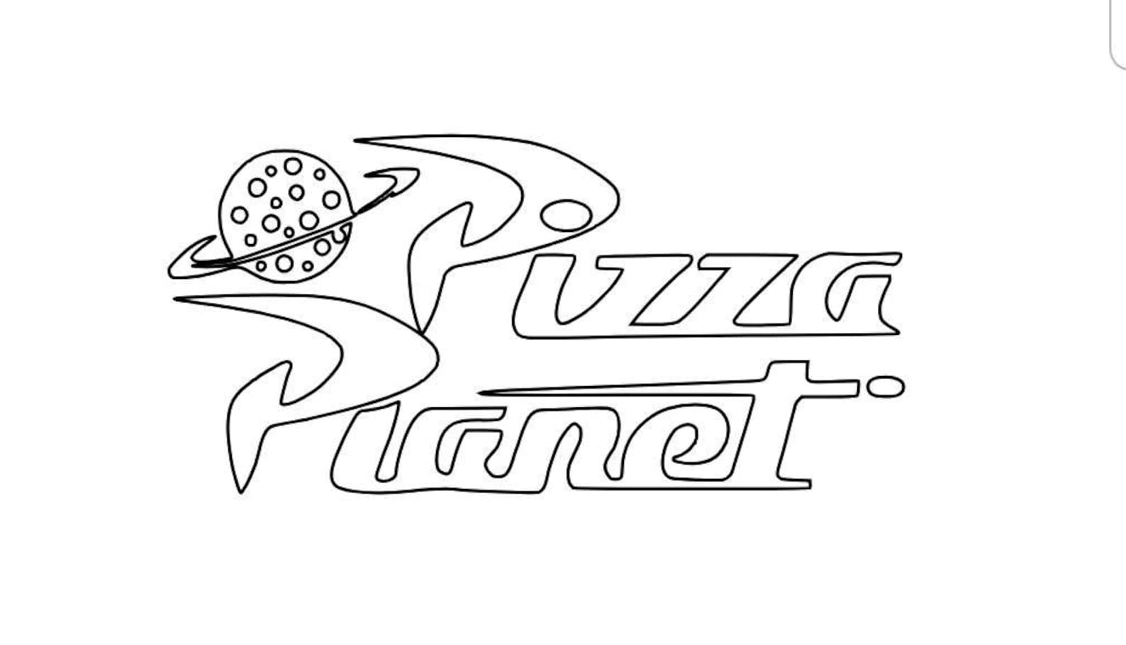 Pizza Planet vinilo calcomanía pegatina Disney Pixar Toy Story | Etsy