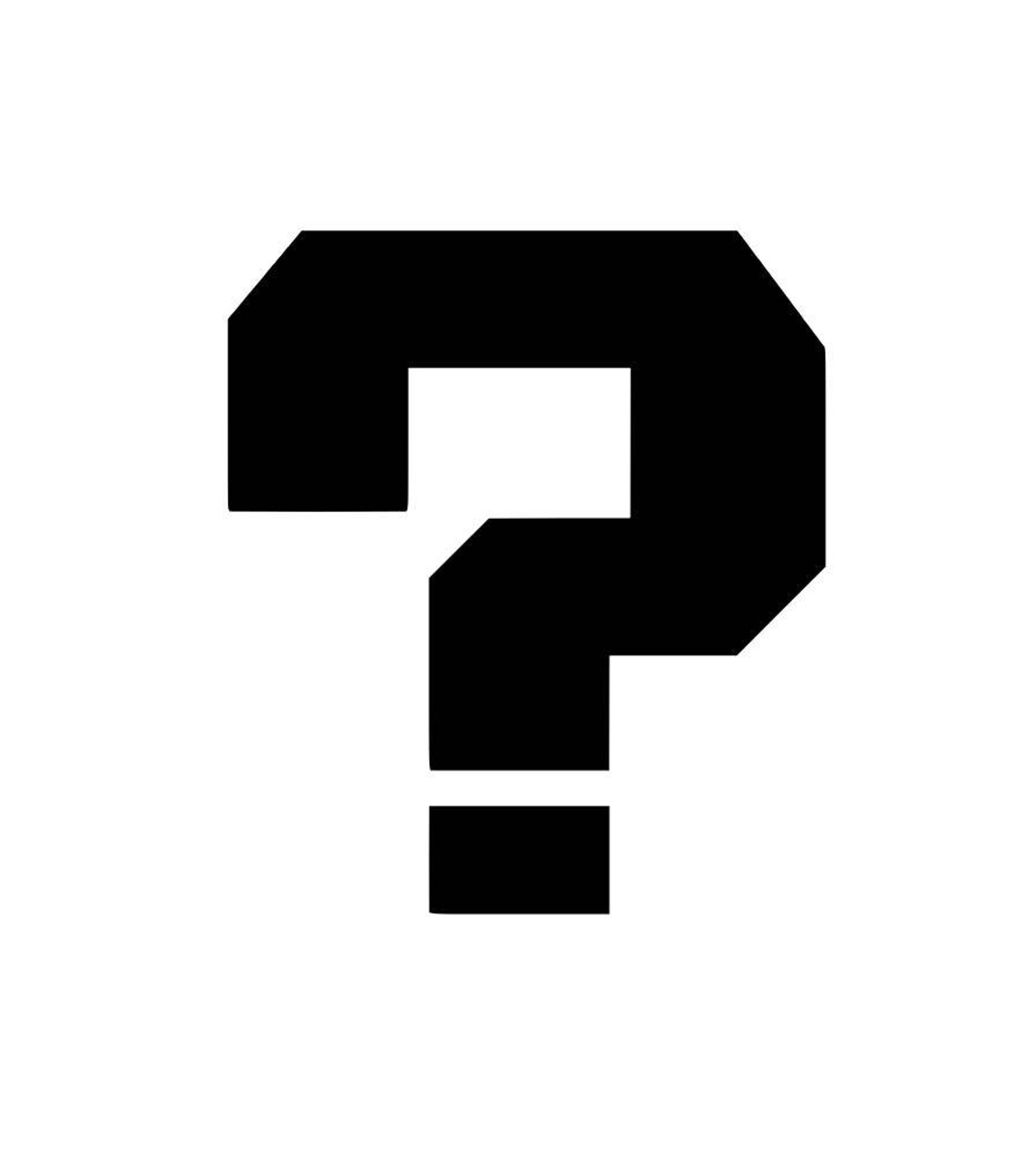 Printable Mario Question Mark Printable Mario Question Mark