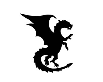 Dragon Vinyl Decal | Etsy