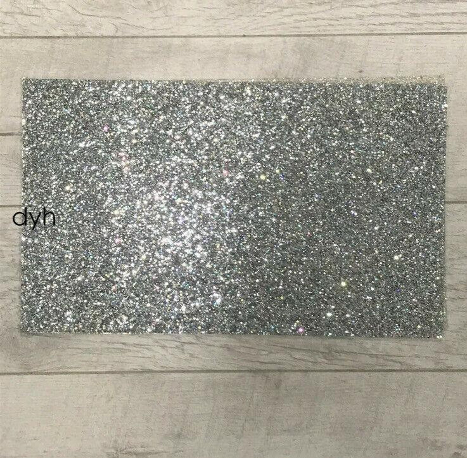 Diamante Ab Silver Table Mat Crushed Diamond Romany Crushed - Etsy