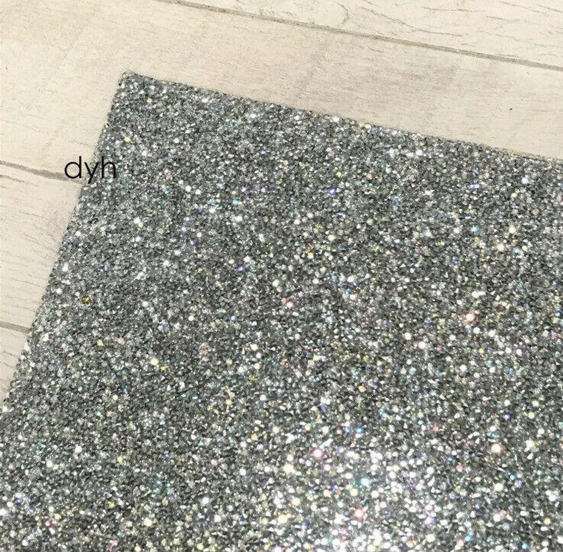 Diamante Ab Silver Table Mat Crushed Diamond Romany Crushed | Etsy