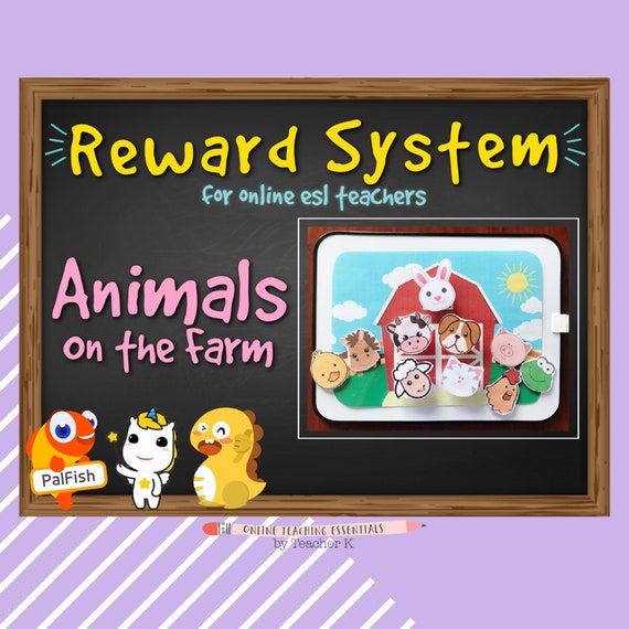 PalFish VIPKid On the Farm Reward System DIGITAL DOWNLOAD | Etsy