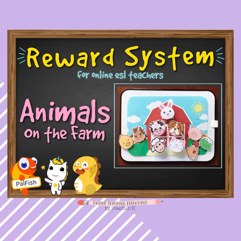 Palfish Vipkid on the Farm Reward System DIGITAL DOWNLOAD Quick, Easy ...