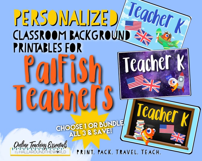 PALFISH Paul, Shelly, & Freddy the Fish Printable Props - Etsy Canada