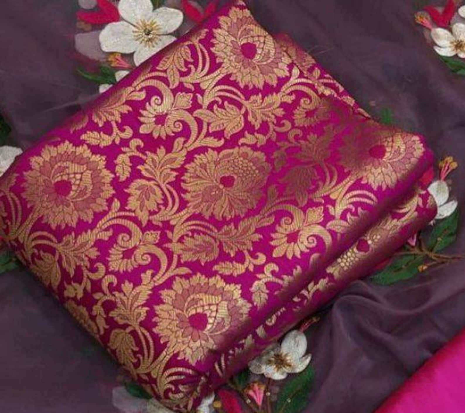 Indian Brocade Lehenga Choli for Women Indian Dress Traditional Lehenga ...