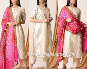 Brocade Ensemble Lehenga Choli for Wedding Parties Banarasi - Etsy