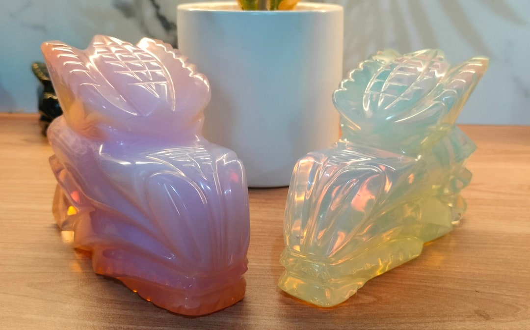 Set of Dragons Head Andara Crystal - Etsy