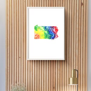 Pennsylvania Watercolor Art Print Digital Download || Printable ...