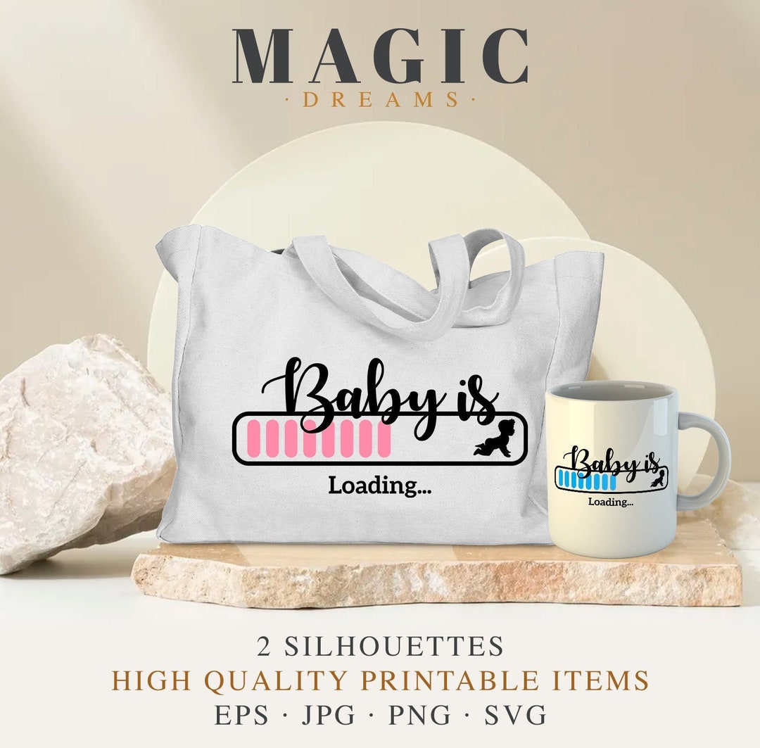Baby Loading SVG Pregnancy PNG Baby PNG Baby Loading - Etsy Israel