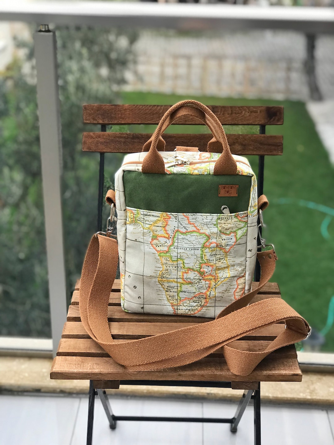 World Map Bag,shoulder Bag,totebag, Crossbody Bag, World Map Backpack ...