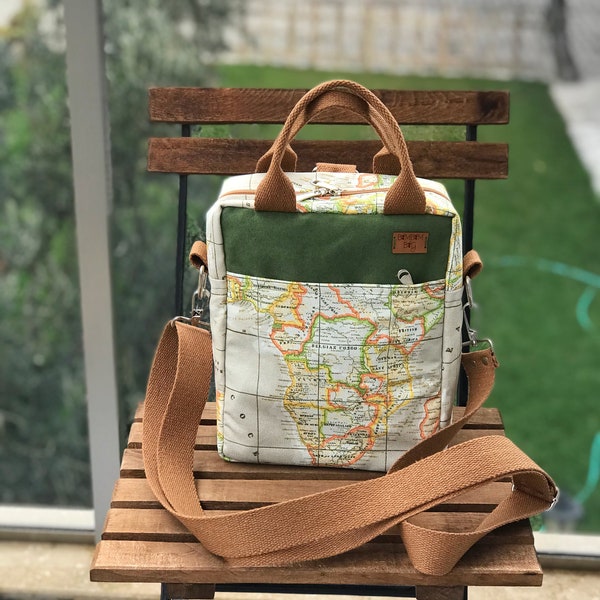 Map Backpack - Etsy