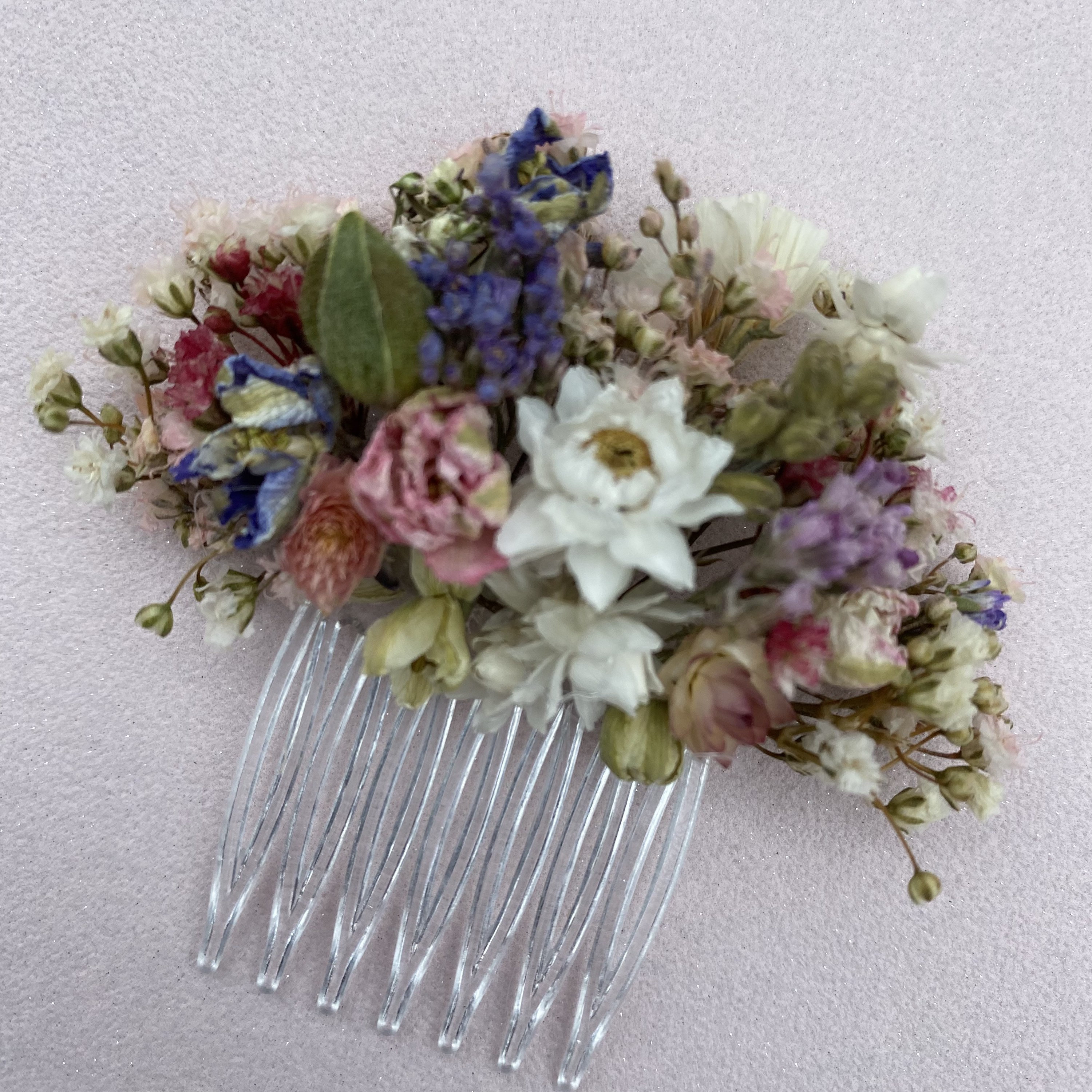 Wild Flower Bridal Hair Combs Wedding Dried Flower Hair Combs - Etsy UK