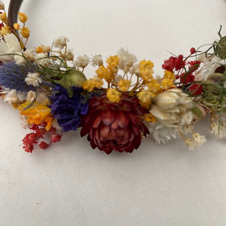 Flower Mix Hair Bands Wedding Dried Flower Alice Bands | Etsy UK