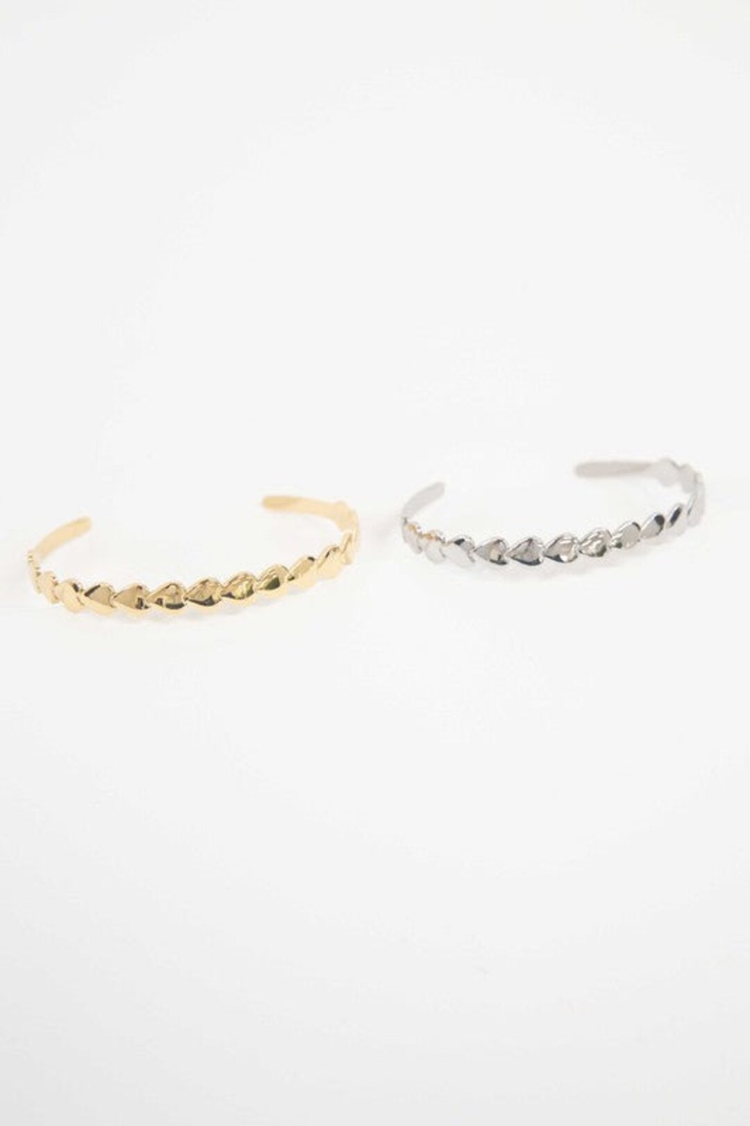 14k Gold Spades Cuff Bracelet A Stunning Line of Connected - Etsy